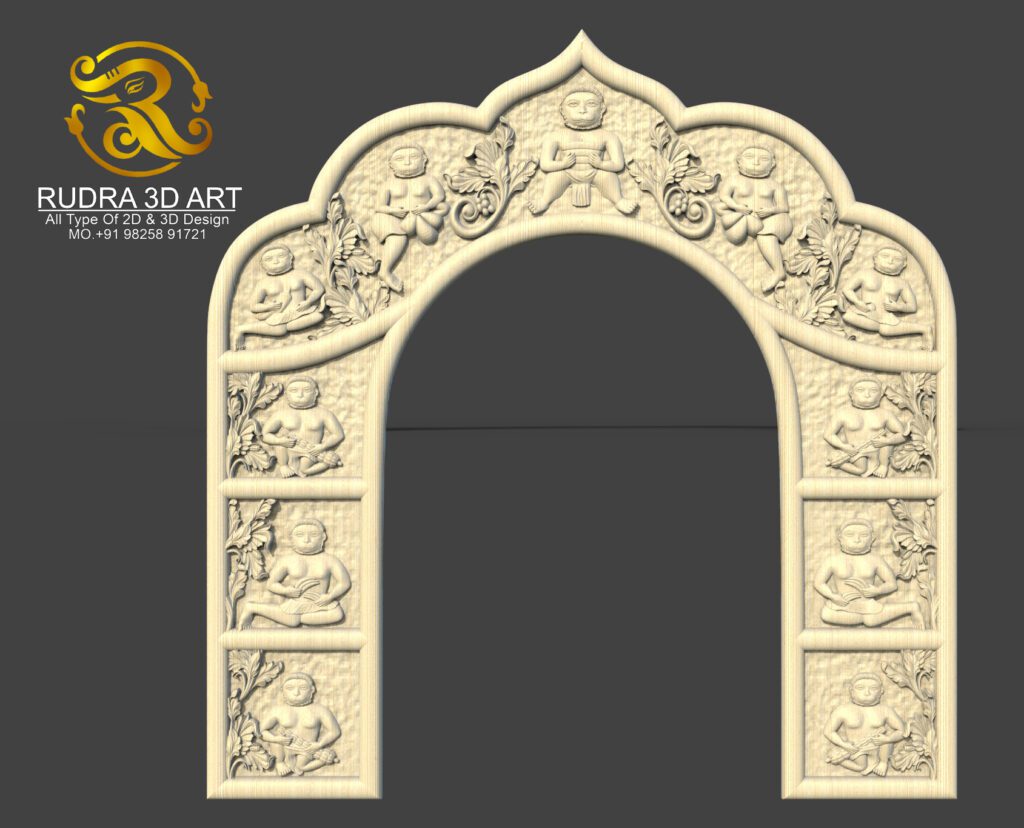 3D TAMPLE AND ARCH – Rudra 3D Art